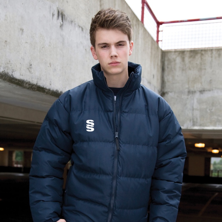 Holkham Down Feel Jacket : Navy | Liverpool John Moores University